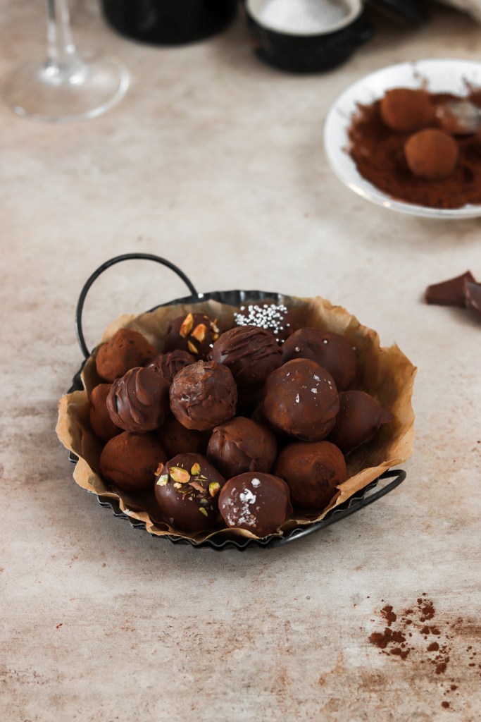 Port Wine Chocolate Truffles (Gluten & Sugar Free) - Foodfuelness